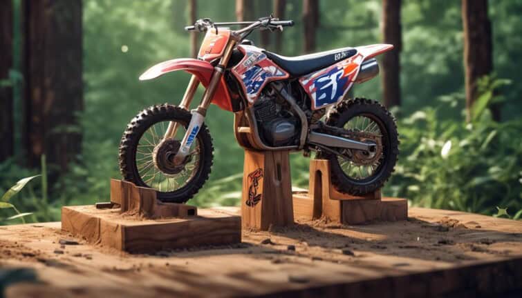 How To Make A Dirt Bike Stand | Dirt Bike Empire