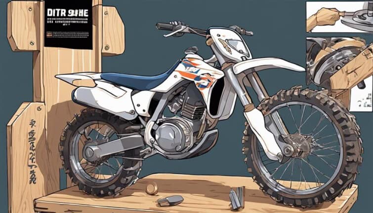 How To Mount Dirt Bike Wheels To A Wooden Cart | Dirt Bike Empire