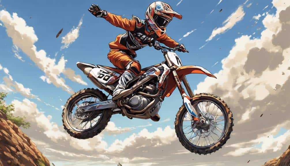 Dirt Bike Trick Where The Rider Lets Go Of The Seat | Dirt Bike Empire